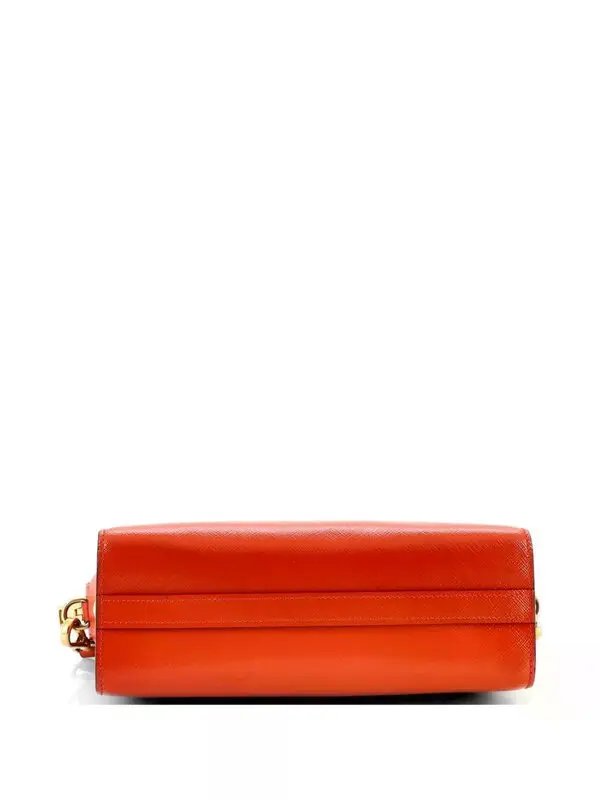 Prada Bibliotheque Saffiano Leather Crossbody Bag