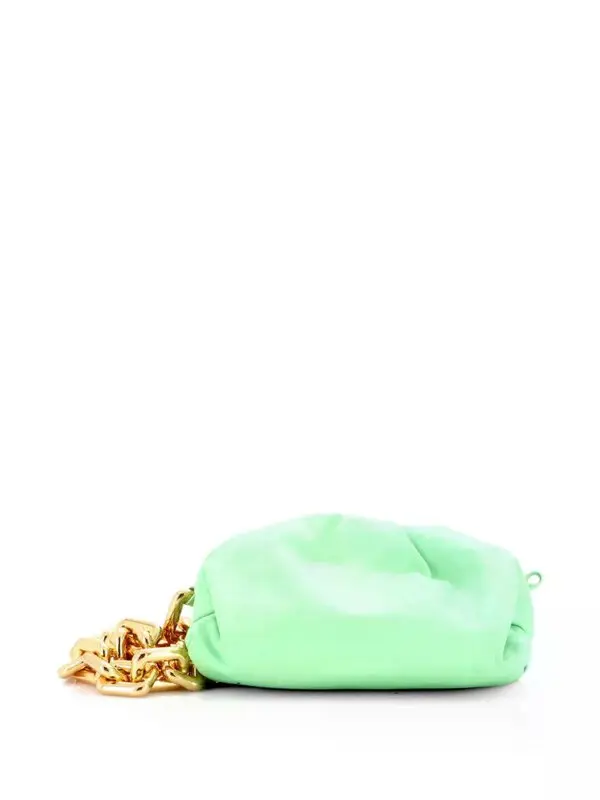 Bottega Veneta The Chain Pouch Teen Shoulder Bag - Green