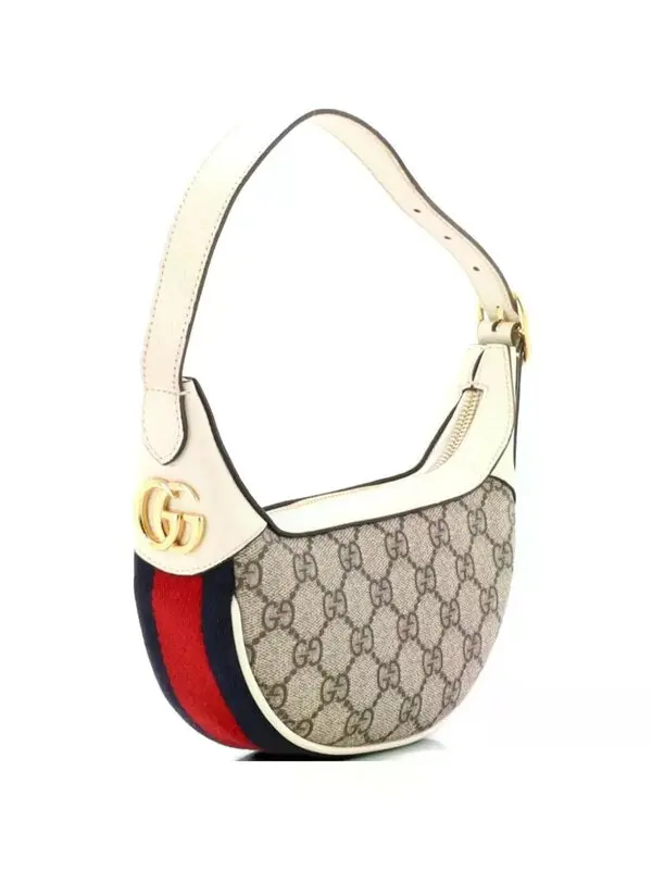 Gucci Ophidia Mini Hobo Bag Gg Coated Canvas