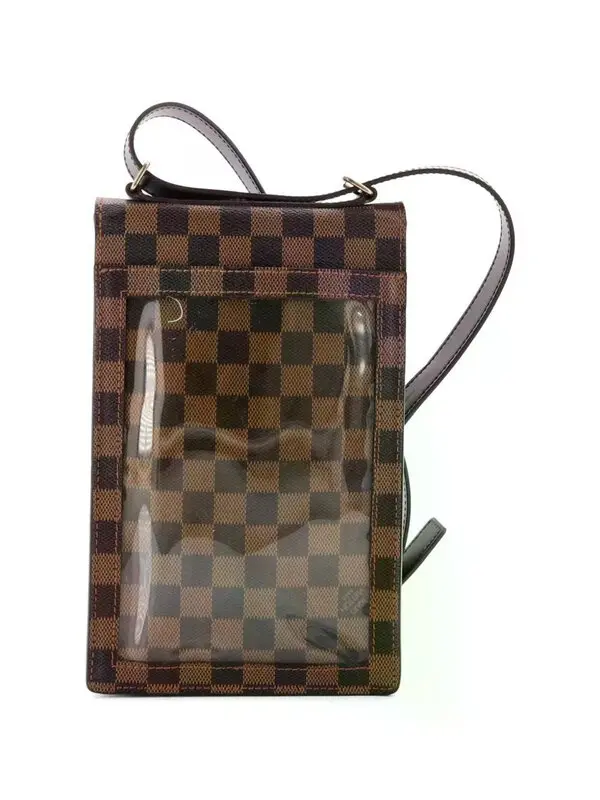 LOUIS VUITTON Portobello Damier Messenger Crossbody Bag - Brown