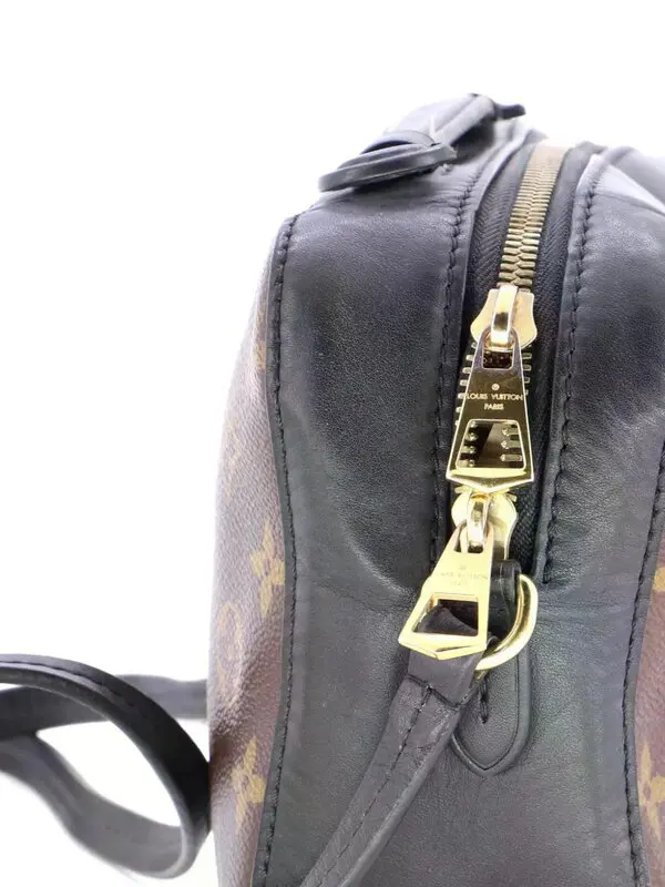 LOUIS VUITTON Saintonge Handbag Monogram Canvas With Leather - Black