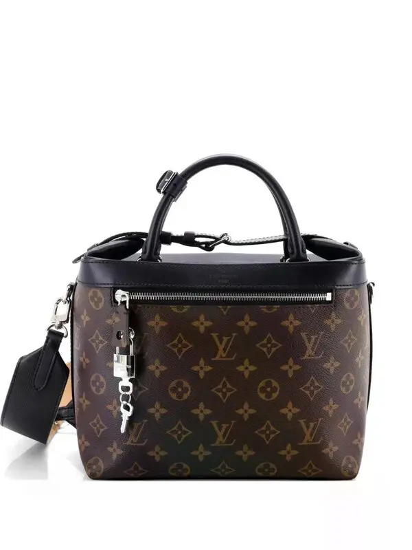 LOUIS VUITTON City Cruiser Handbag Monogram Canvas And Leather Pm Satchel - Black
