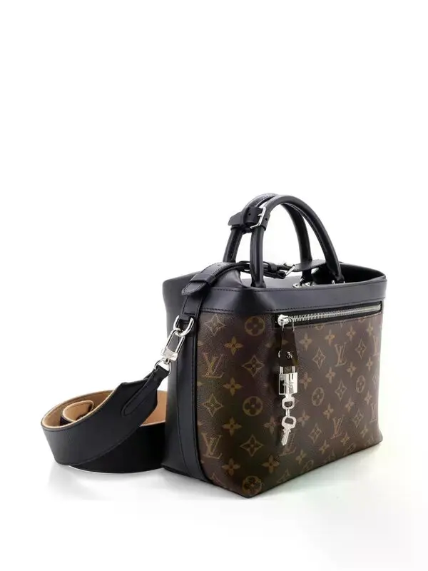 LOUIS VUITTON City Cruiser Handbag Monogram Canvas And Leather Pm Satchel - Black