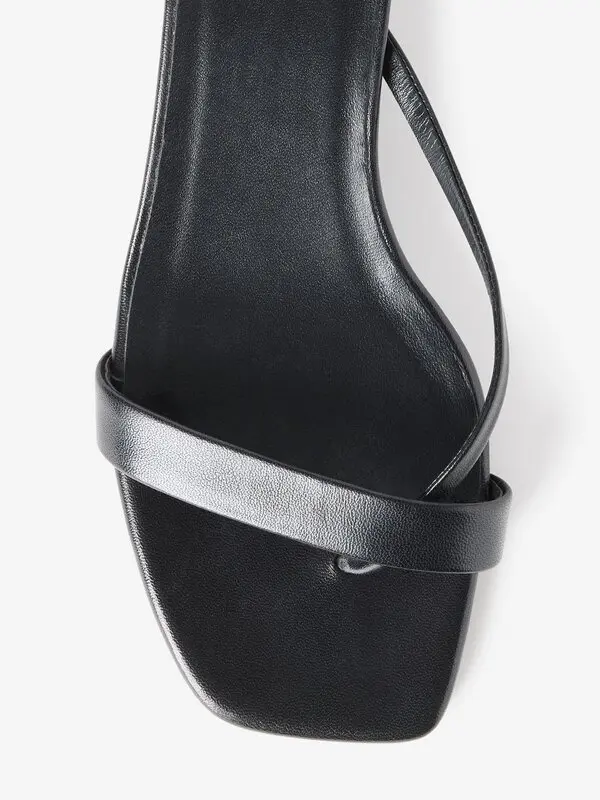 HOUSE OF DAGMAR Heeled Nappa Leather Sandals