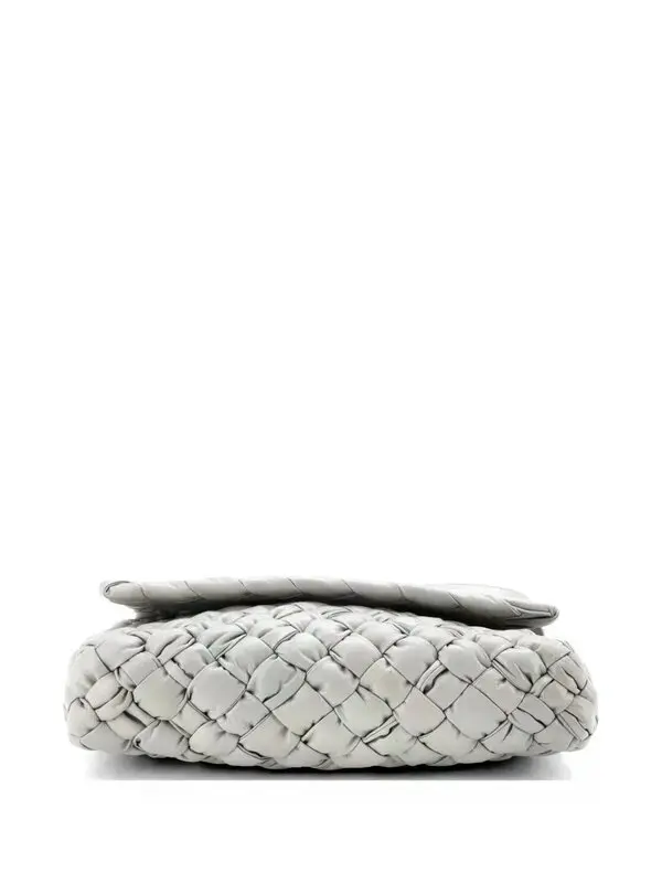 Bottega Veneta Rumple Messenger Bag Intrecciato Leather Medium