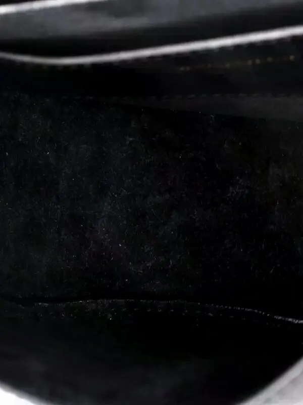 Saint Laurent Kaia Small Crocodile Embossed Shoulder Bag