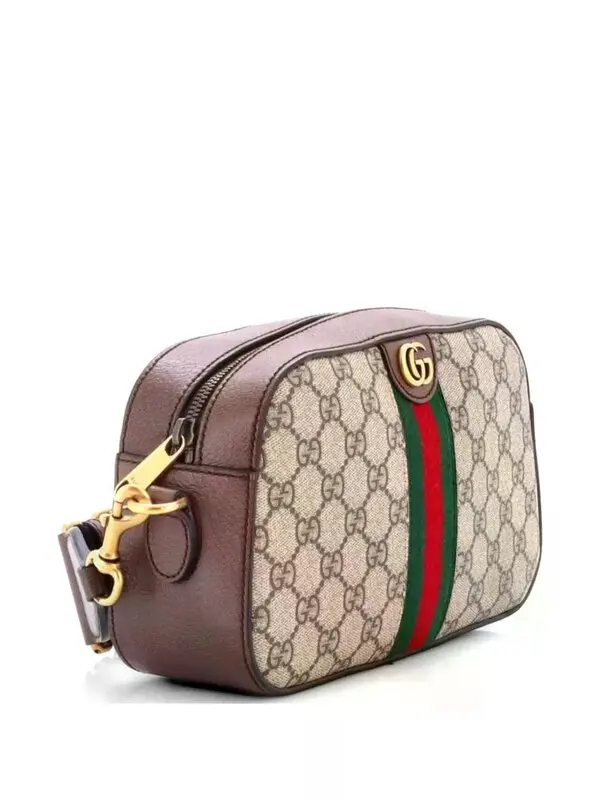 Gucci Ophidia Convertible Camera Shoulder Bag - Brown