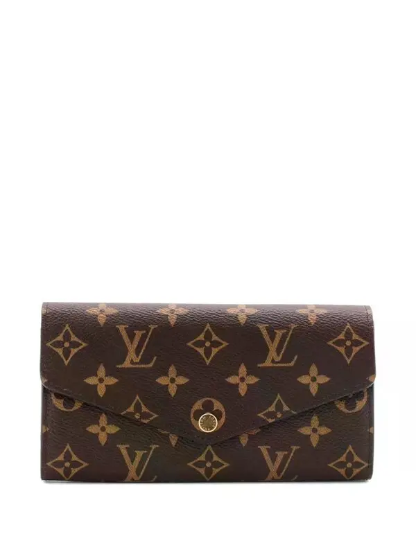 LOUIS VUITTON Sarah Wallet Nm Monogram Canvas Small Wallets - Brown