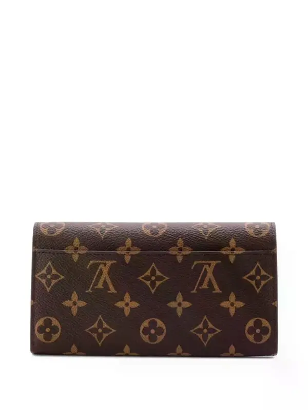 LOUIS VUITTON Sarah Wallet Nm Monogram Canvas Small Wallets - Brown