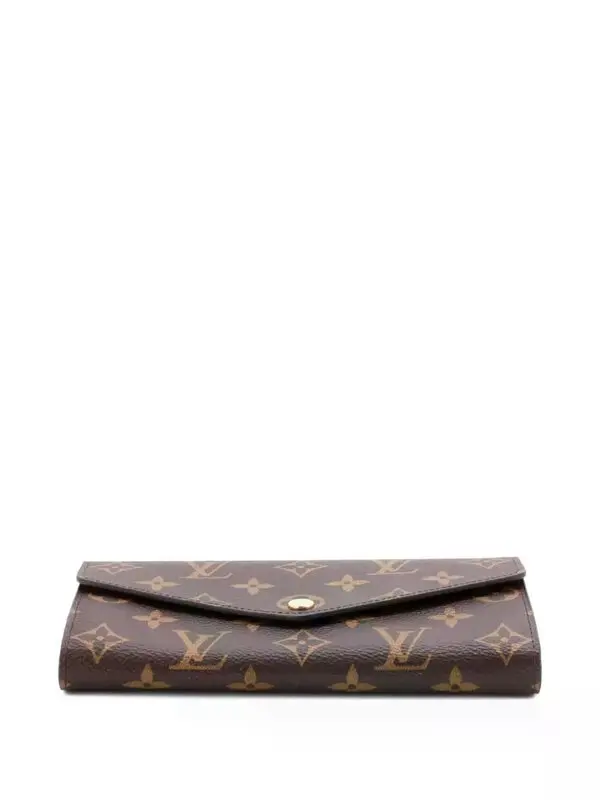 LOUIS VUITTON Sarah Wallet Nm Monogram Canvas Small Wallets - Brown