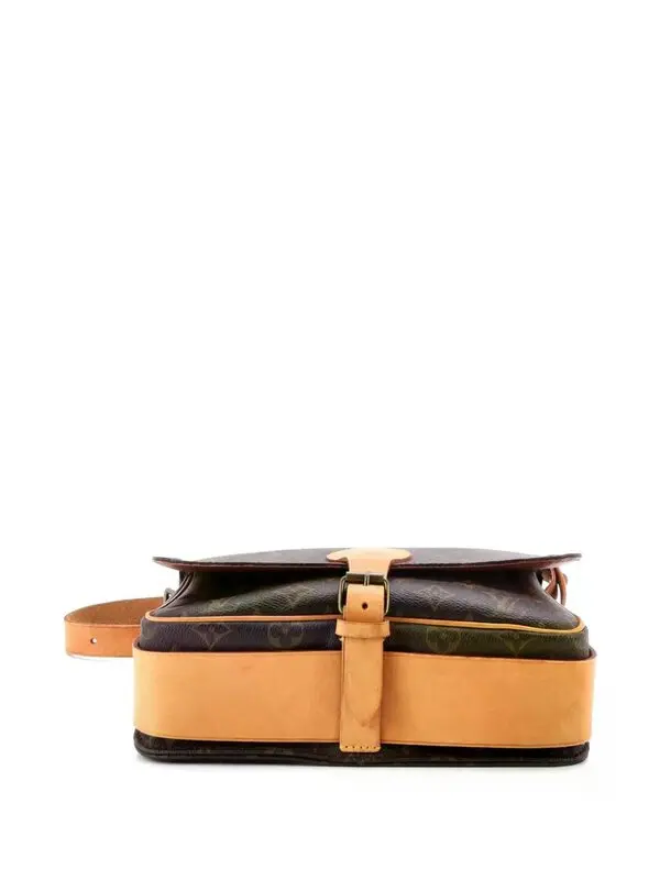 LOUIS VUITTON Cartouchiere Gm Monogram Canvas Crossbody Bag - Brown