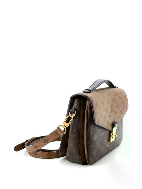 LOUIS VUITTON Pochette Metis Reverse Monogram Canvas - Brown