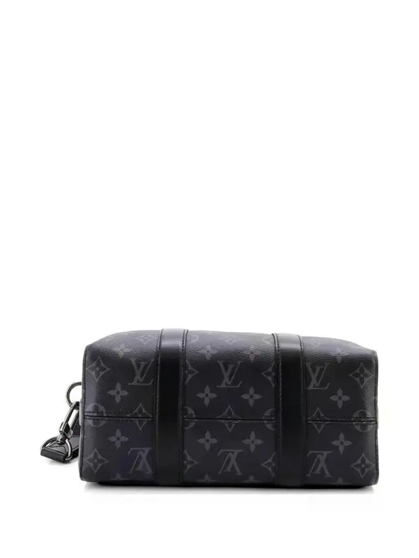 LOUIS VUITTON City Keepall Bag Reverse Monogram Eclipse Canvas