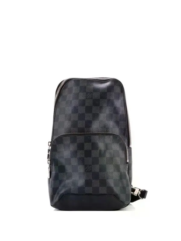 LOUIS VUITTON Avenue Sling Bag Damier Graphite - Black