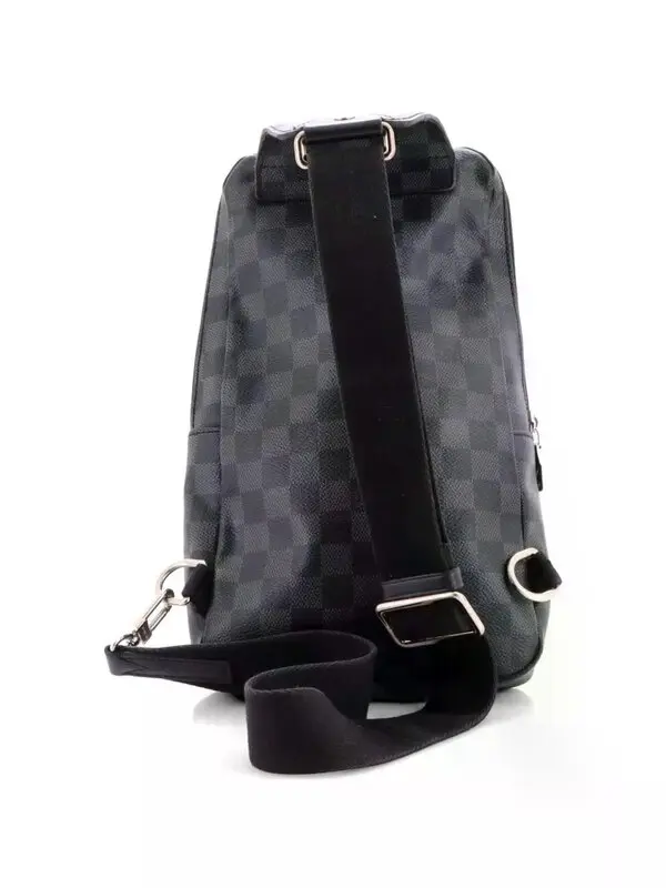 LOUIS VUITTON Avenue Sling Bag Damier Graphite - Black