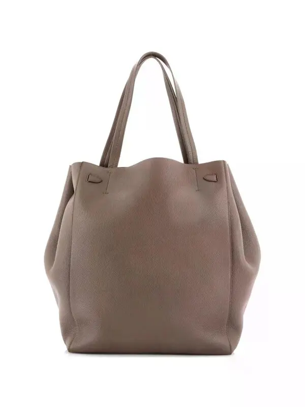 Celine Phantom Tie Cabas Medium Tote Bag - Grey