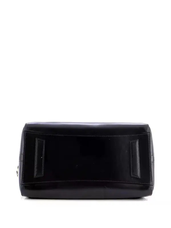 Givenchy Antigona Glazed Leather Medium Satchel - Black
