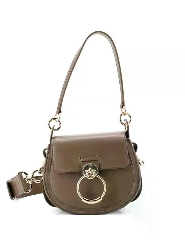 Chloé Tess Small Shoulder Bag - Grey