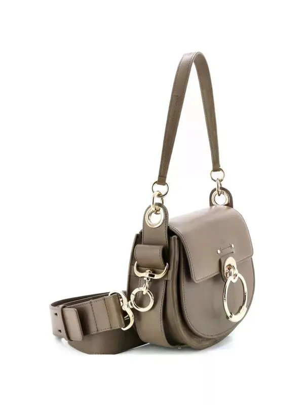 Chloé Tess Small Shoulder Bag - Grey