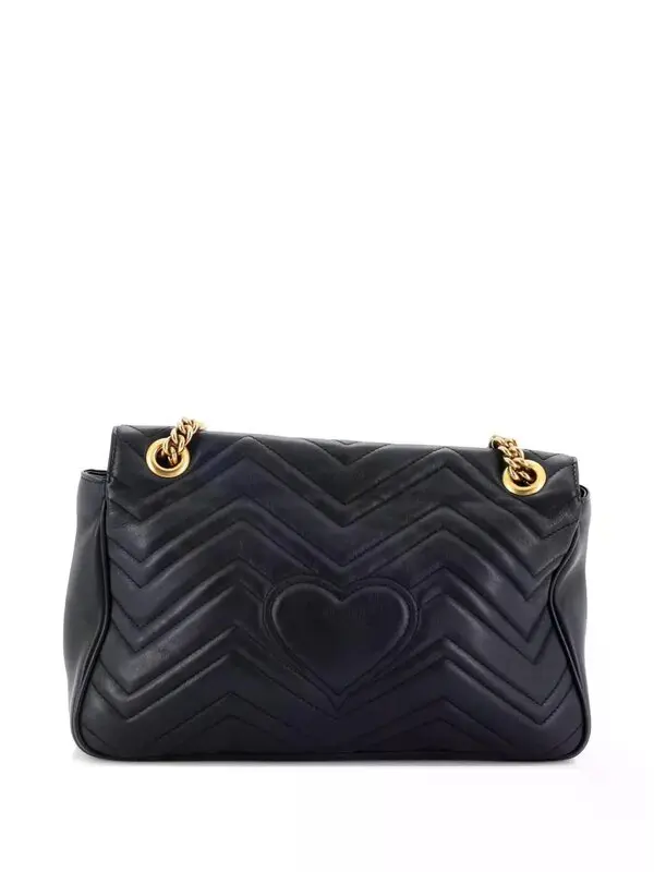 Gucci Gg Marmont Medium Shoulder Bag - Black