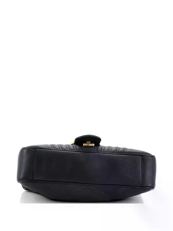 Gucci Gg Marmont Medium Shoulder Bag - Black