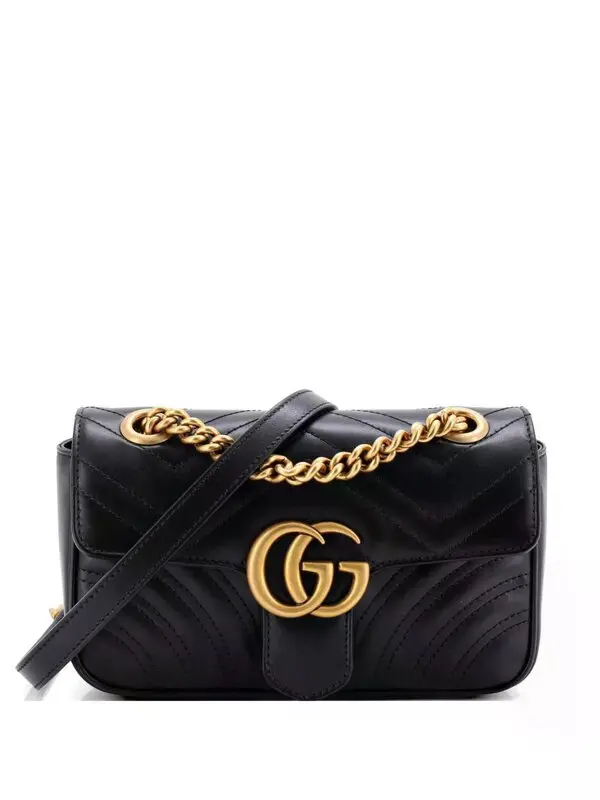 Gucci Gg Marmont Mini Crossbody Bag - Black
