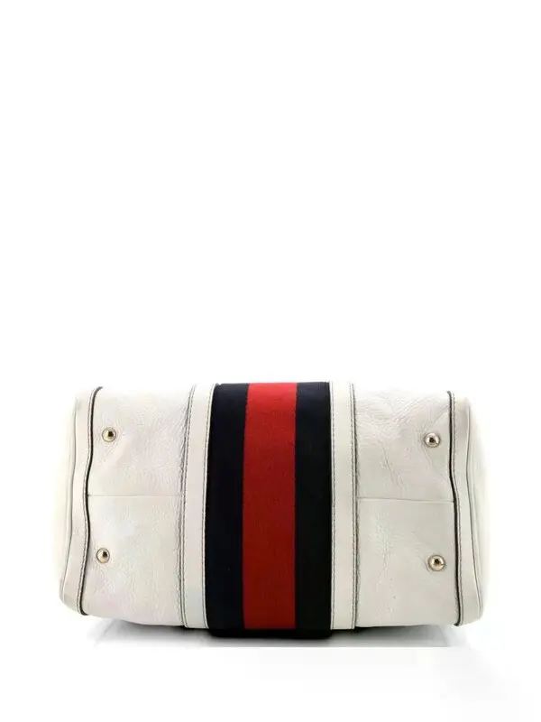 Gucci Vintage Web Boston Satchel
