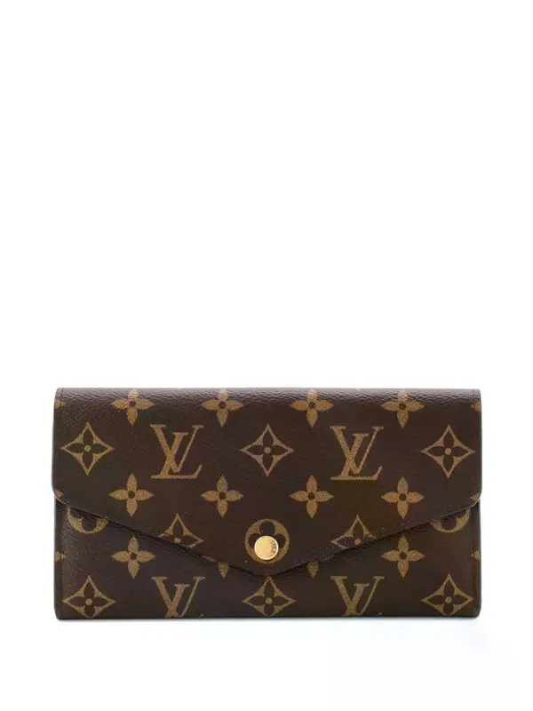 LOUIS VUITTON Sarah Wallet Nm Monogram Canvas Small Wallets - Brown