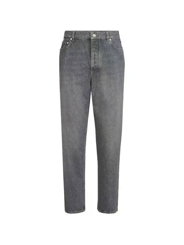 Brunello Cucinelli Greyscale Denim Iconic Fit Five-pocket Trousers - Grey