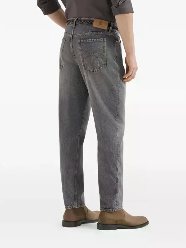 Brunello Cucinelli Five-pocket Iconic Fit Trousers - Grey