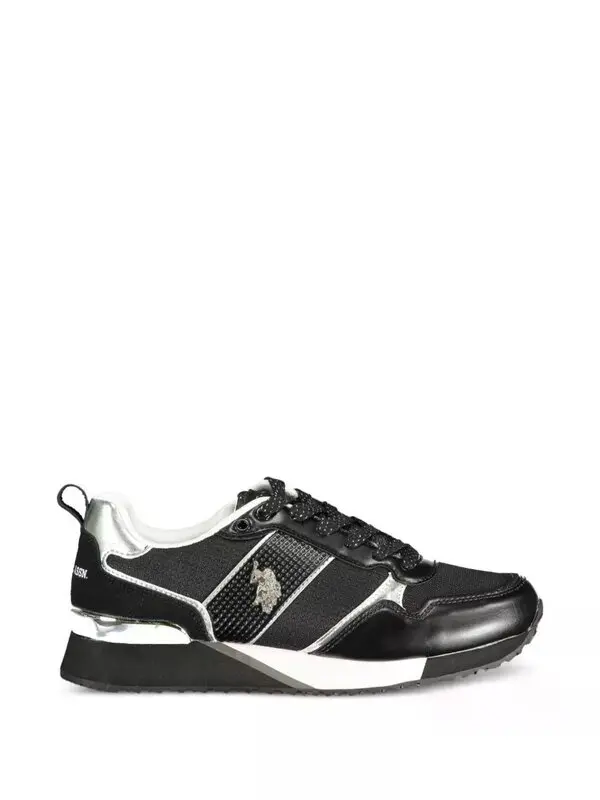 U.s. Polo Assn. Metallic-panel Logo-patch Sneakers
