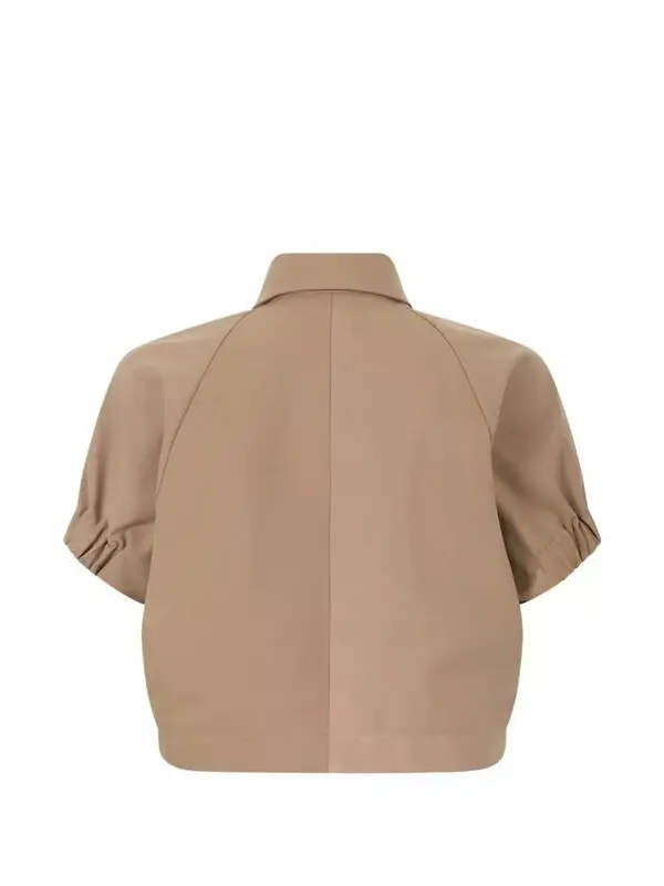Fabiana Filippi Cropped Jacket - Brown
