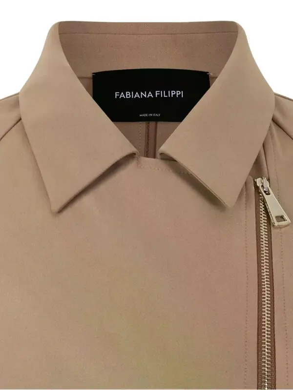 Fabiana Filippi Cropped Jacket - Brown
