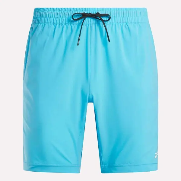 REEBOK Woven Athletic Shorts - Future Cyan
