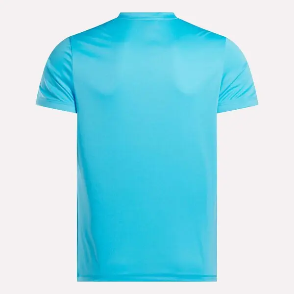 REEBOK Short Sleeve Tech Training T-shirt - Future Cyan