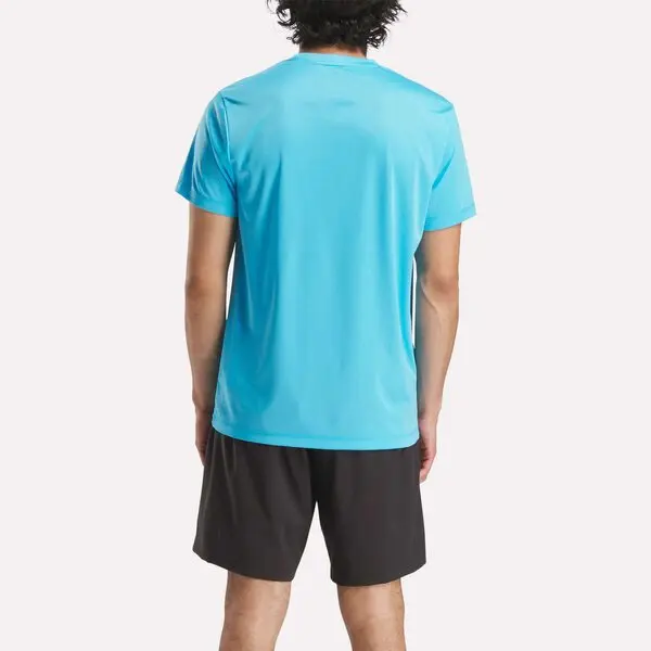 REEBOK Short Sleeve Tech Training T-shirt - Future Cyan