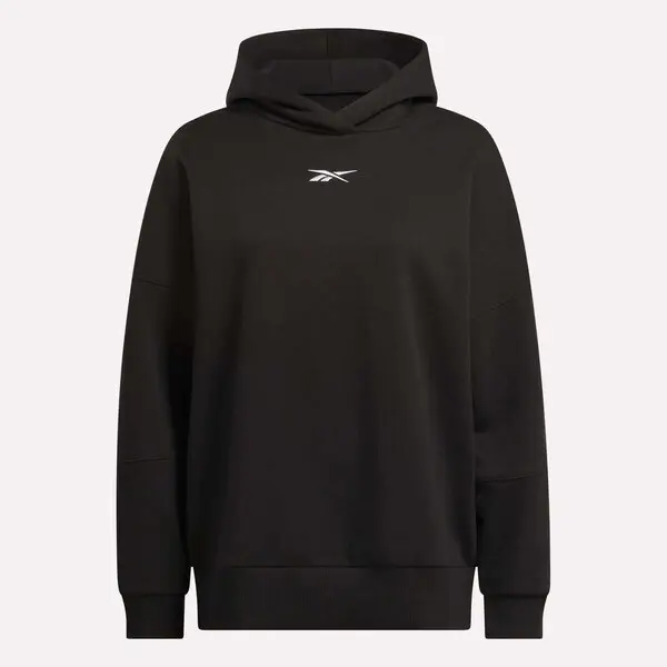 REEBOK Luxe Oversized Hoodie - Black