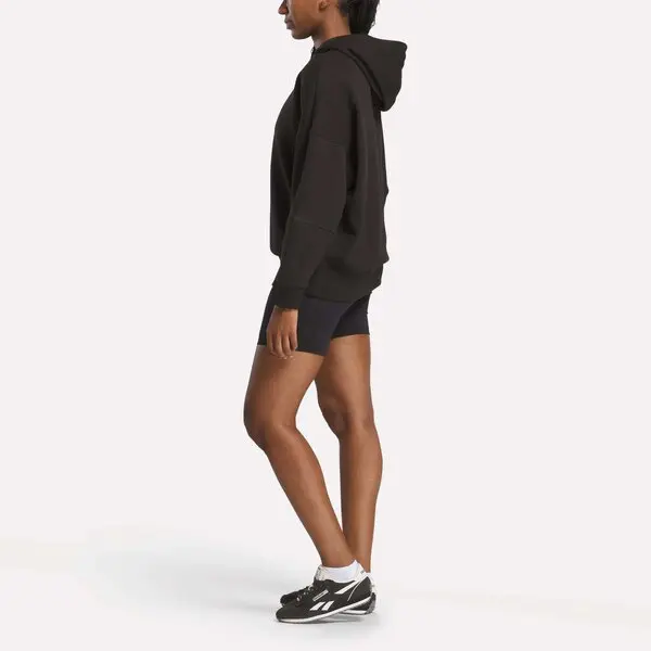 REEBOK Luxe Oversized Hoodie - Black