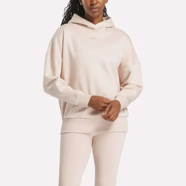 REEBOK Luxe Oversized Hoodie - Muted Clay