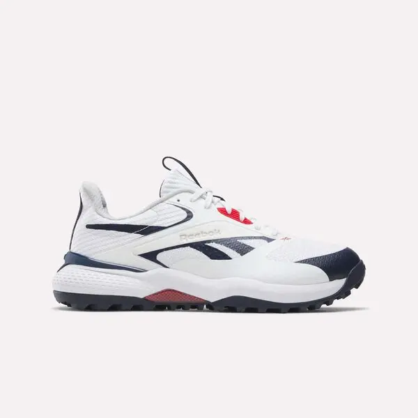 REEBOK Crushers Nano Golf Shoes - White/vector Navy/vector Red