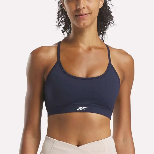 REEBOK Strappy Sports Bra - Vector Navy