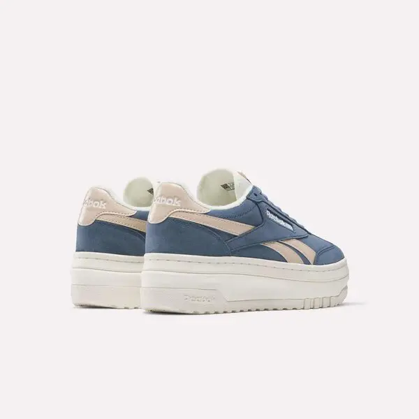 REEBOK Campion Extra Platform Suede Sneakers - Shadow/muted Clay/chalk