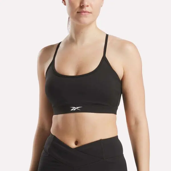 REEBOK Strappy Sports Bra - Black