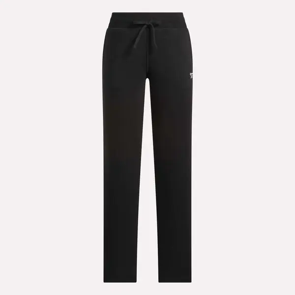 REEBOK Classic Cotton Blend Sweatpants With Drawstring Waist - Black