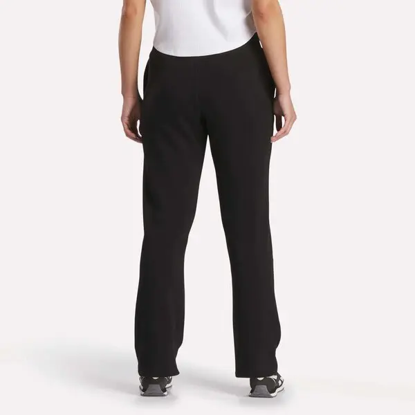 REEBOK Classic Cotton Blend Sweatpants With Drawstring Waist - Black