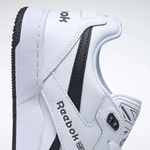 REEBOK Bb 4000 Ii "vintage Hoops" Leather Sneakers - Ftwr White/core Black/pure Grey