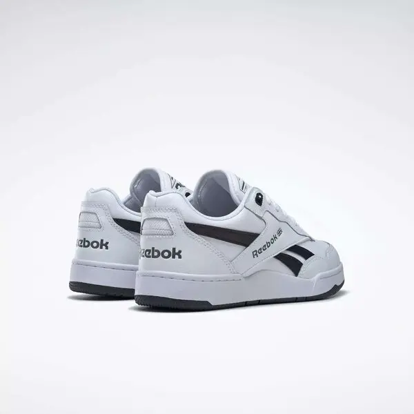 REEBOK Bb 4000 Ii "vintage Hoops" Leather Sneakers - Ftwr White/core Black/pure Grey