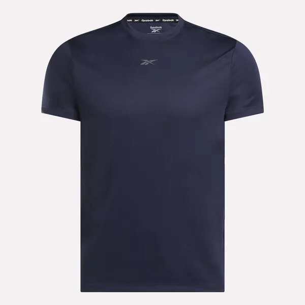 REEBOK Short Sleeve Tech Training T-shirt - Vector Navy