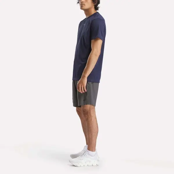 REEBOK Short Sleeve Tech Training T-shirt - Vector Navy