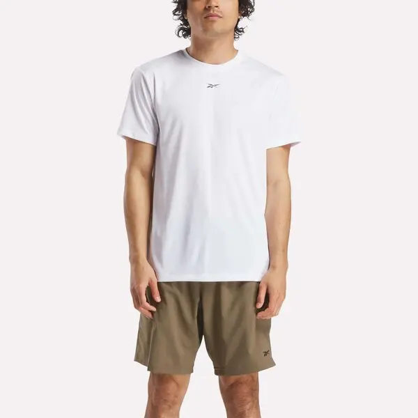 REEBOK Short Sleeve Tech Training T-shirt - White
